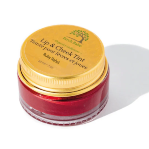 Lip & Cheek Tint and Balm Ruby Rebel – Sweetpea Naturals